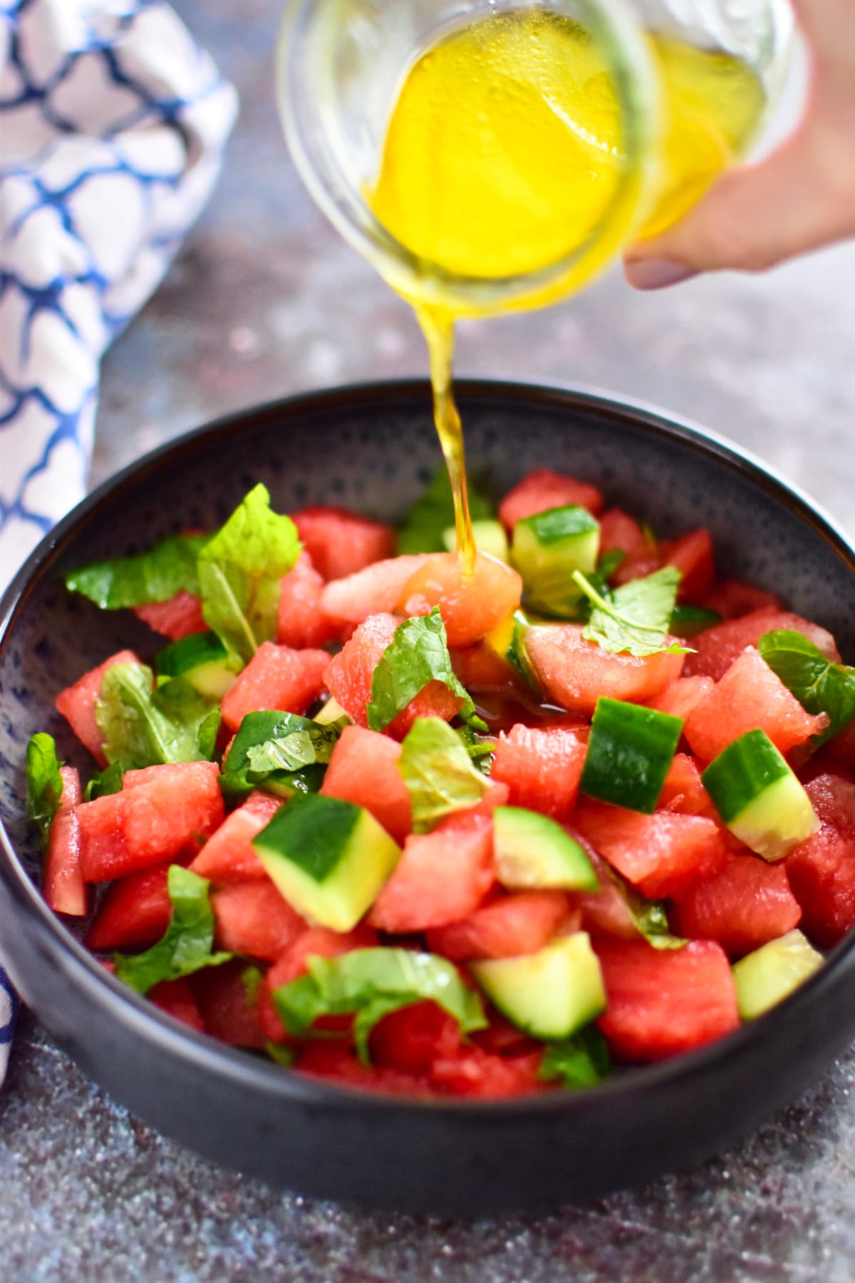 Einfacher Melonen-Gurken-Salat « Hauptsache-Lecker